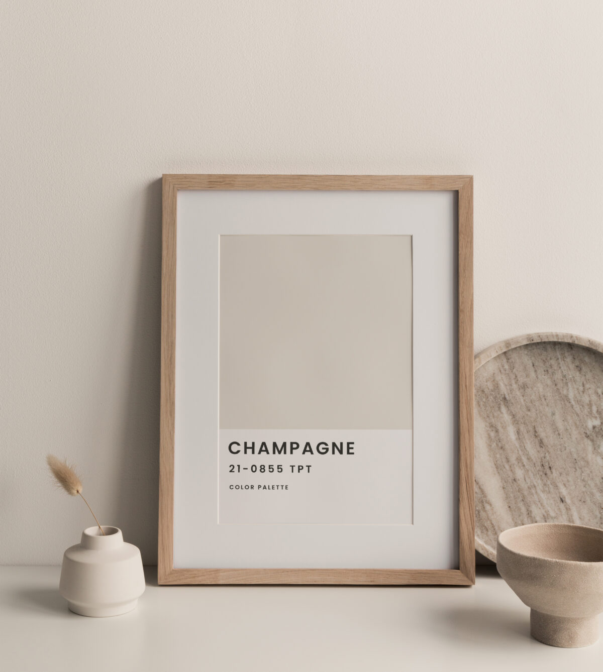 Champagne Color Poster - editonegallery.com